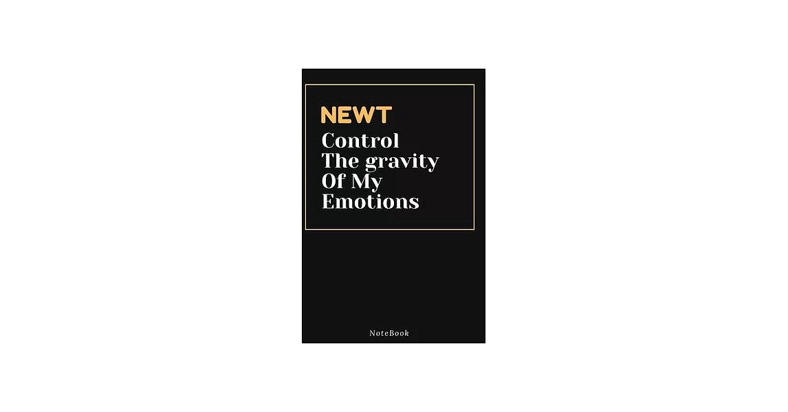 博客來-NEWT Control The gravity Of My Emotions: Lined Animal Journal ...
