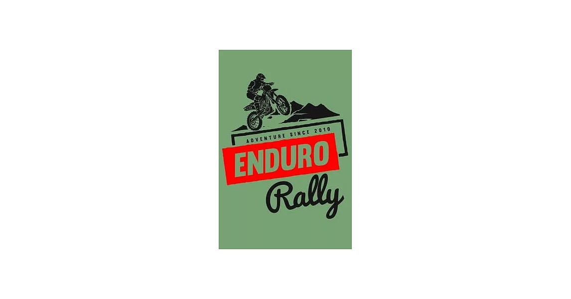 博客來-Enduro rally: Journal Book 110 Lined Pages Inspirational Quote ...