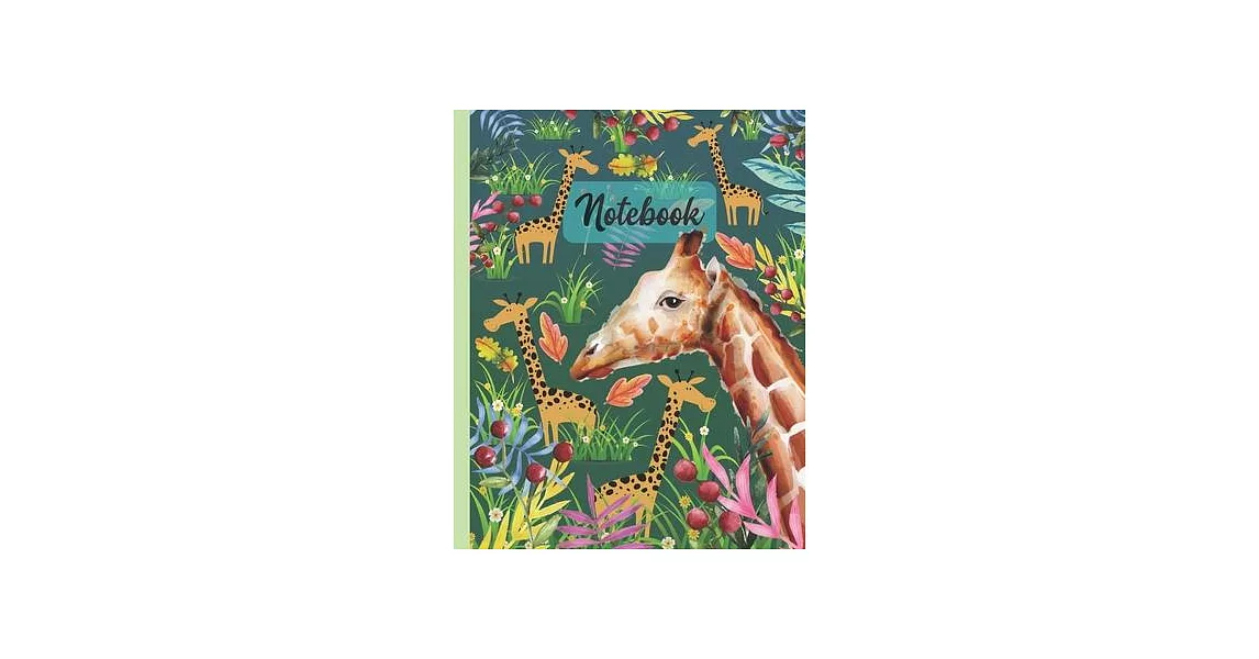 博客來-Notebook: Cute Giraffe - Zoo Animals Diary / Notes / Track / Log ...