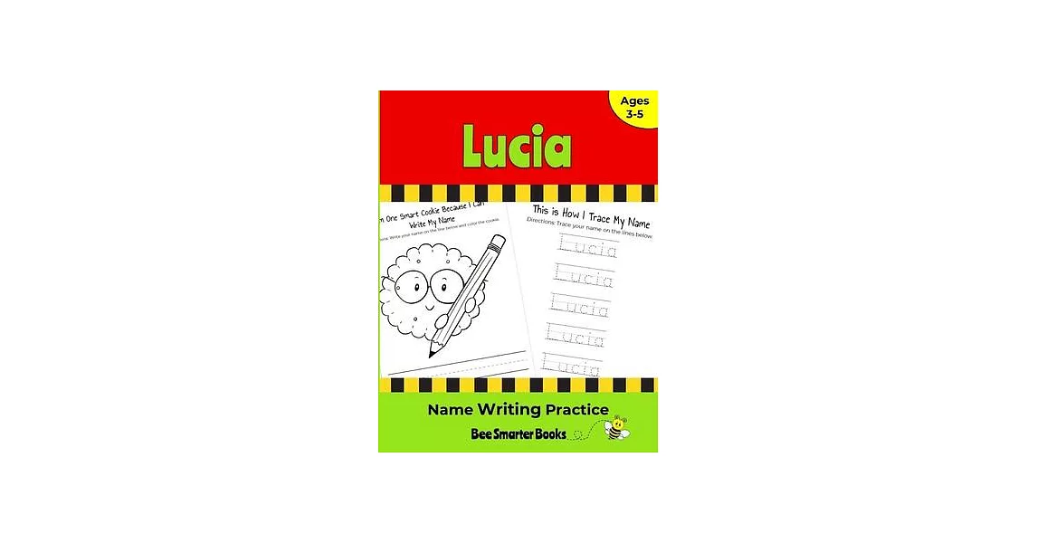 博客來-Lucia Name Writing Practice: Personalized Name Writing Activities ...