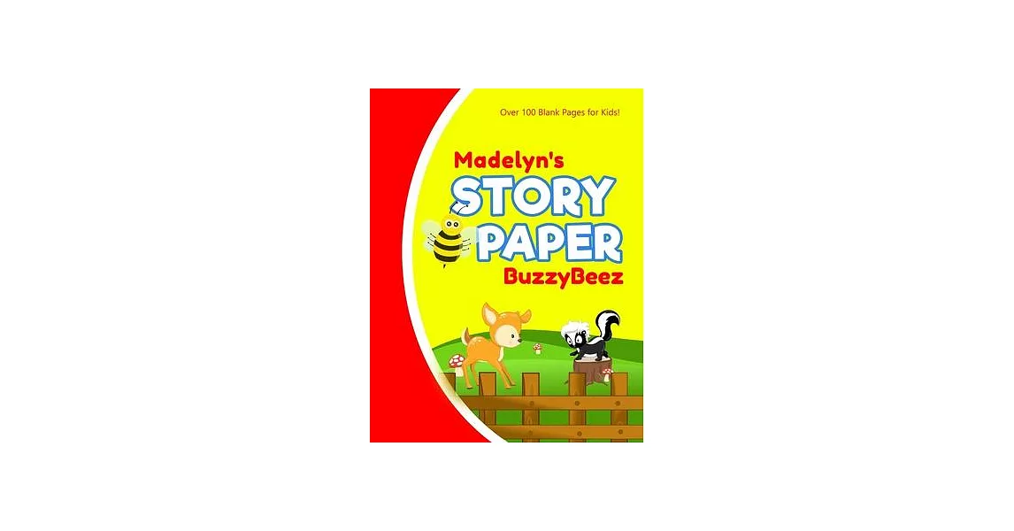博客來-Madelyns: Story Book - Kids Large Blank Pre-K Primary Draw & Write ...