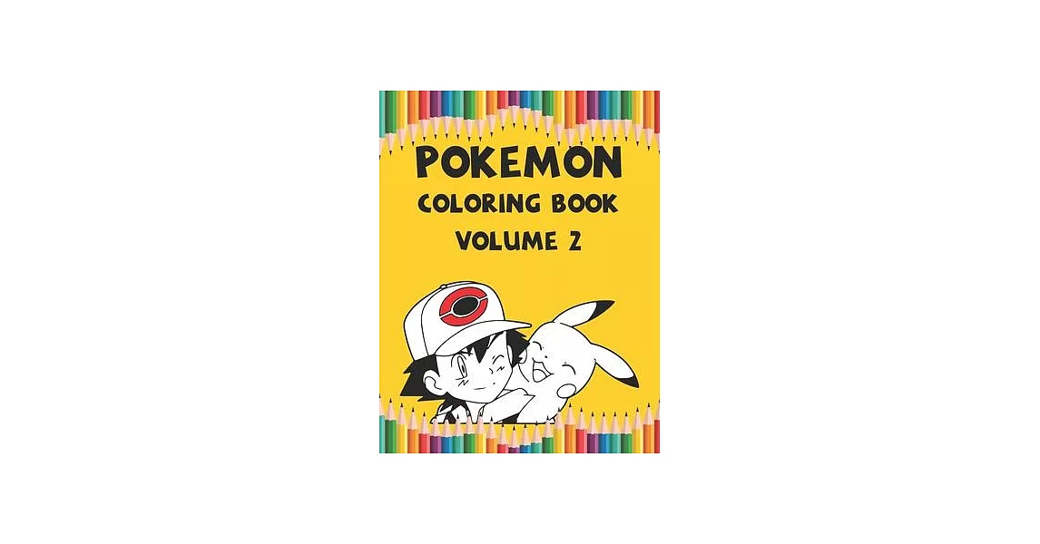 博客來-Pokemon Coloring Book Volume 2: Pokemon Activity Book for Kids ...