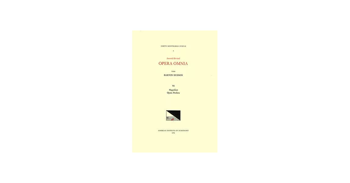 博客來-CMM 5 Antoine Brumel (Ca. 1460-Ca. 1515), Opera Omnia, Edited by ...
