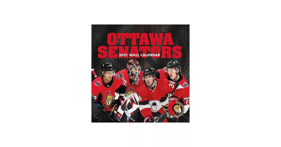 博客來-Ottawa Senators 2021 12x12 Team Wall Calendar