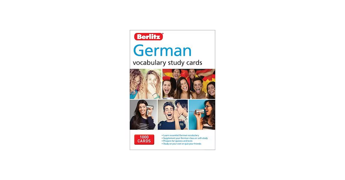 博客來-Berlitz Language: German Study Cards