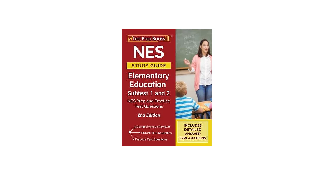 博客來-NES Study Guide Elementary Education Subtest 1 and 2: NES Prep and ...