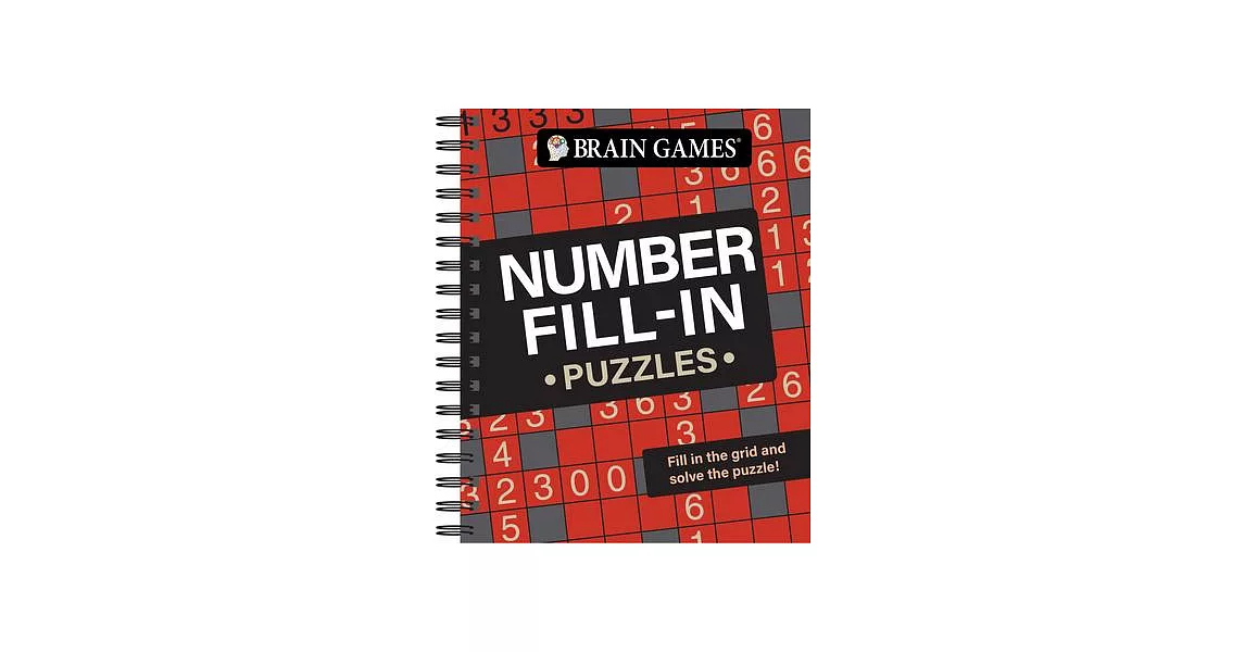 博客來-Brain Games - Number Fill-In Puzzles