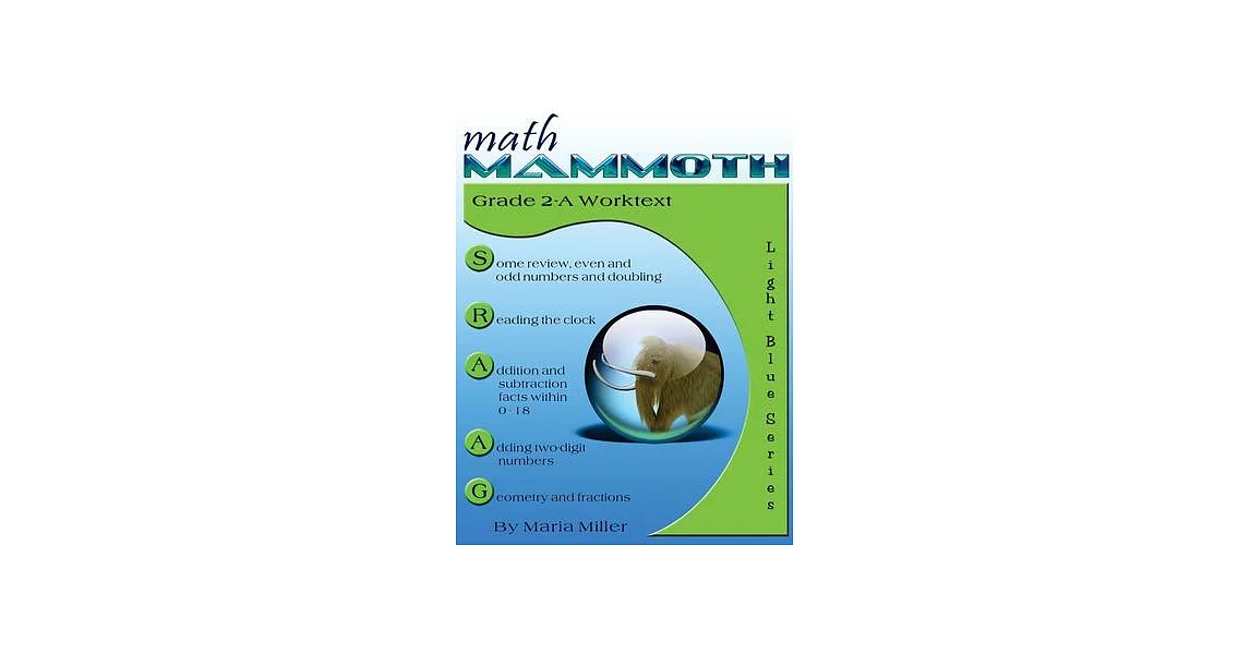 博客來-Math Mammoth Grade 2-A Worktext