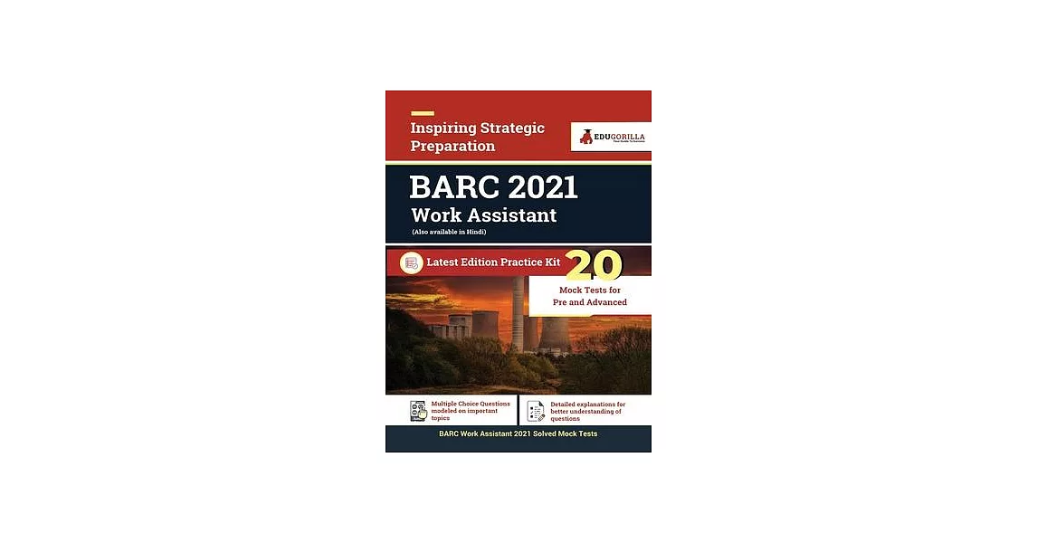 博客來-BARC Work Assistant 2020 - 20 Mock Test - Lastest Practice Kit ...