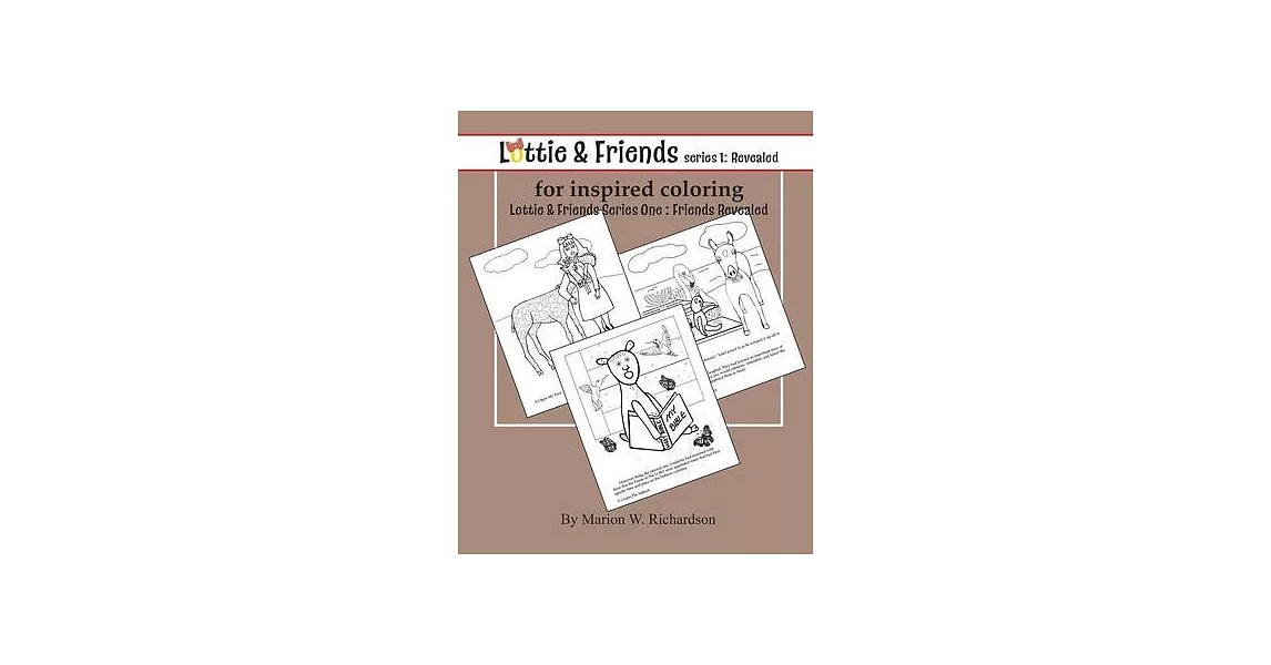 博客來-Lottie & Friends Series One: Friends Revealed for Inspired Coloring ...