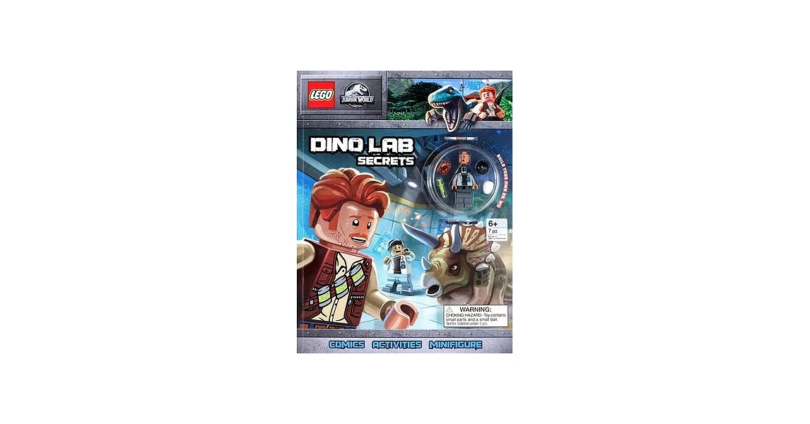 博客來-Lego(r) Jurassic World(tm): Activity Book with Lego(r) Minifigure