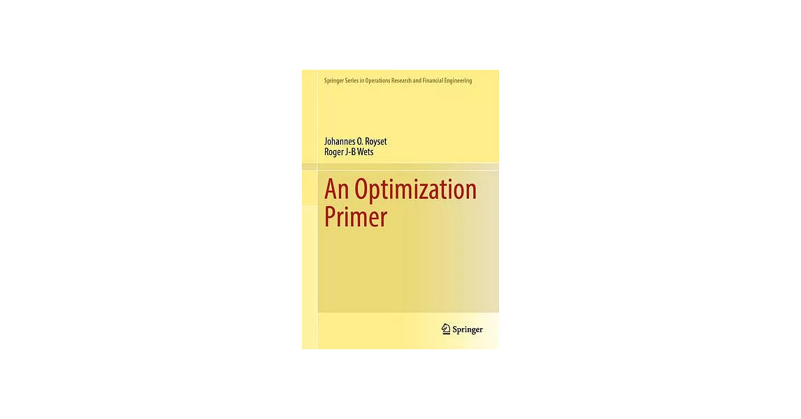 博客來-An Optimization Primer