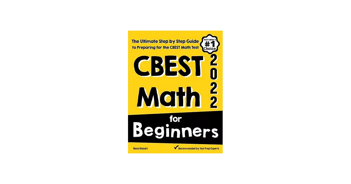 博客來-CBEST Math for Beginners: The Ultimate Step by Step Guide to ...