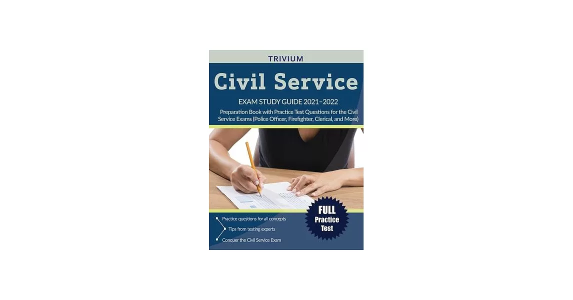 博客來-Civil Service Exam Study Guide 2021-2022: Preparation Book with ...