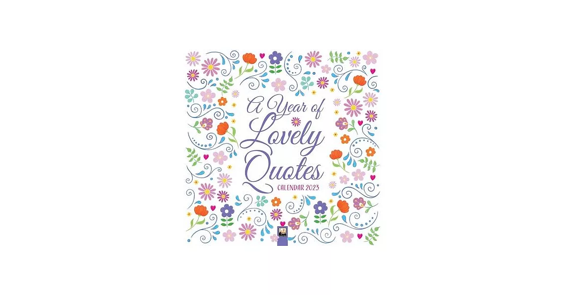 博客來-A Year of Lovely Quotes Wall Calendar 2023 (Art Calendar)