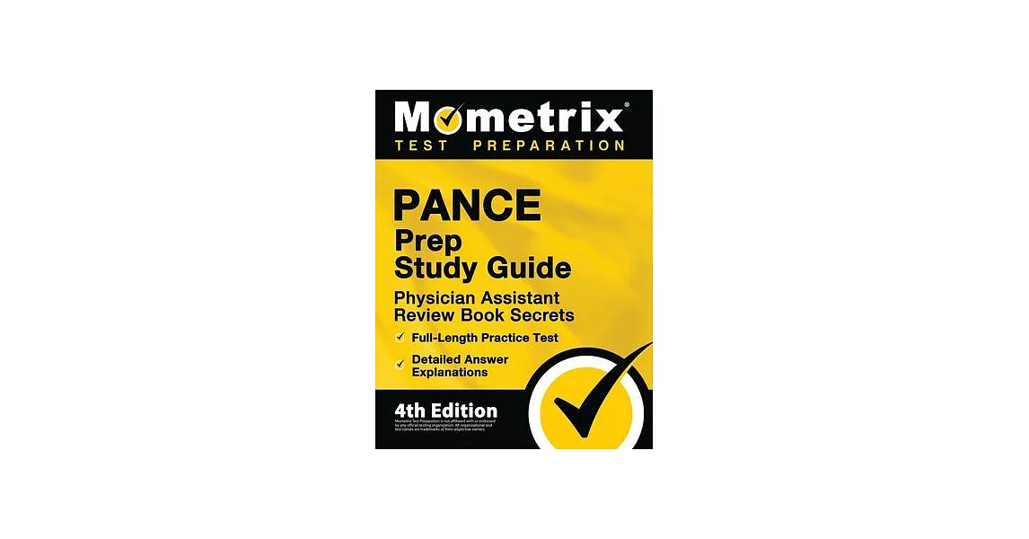 博客來-PANCE Prep Study Guide - Physician Assistant Review Book Secrets ...