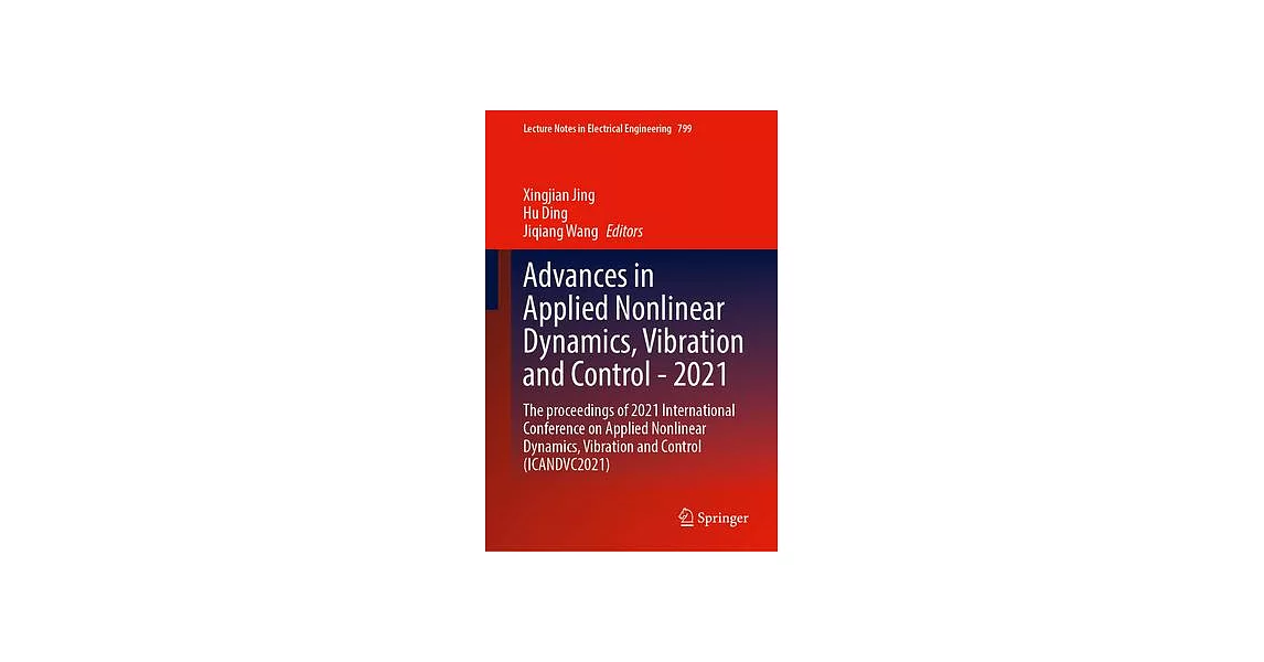 博客來-Advances in Applied Nonlinear Dynamics, Vibration and Control -2021 ...