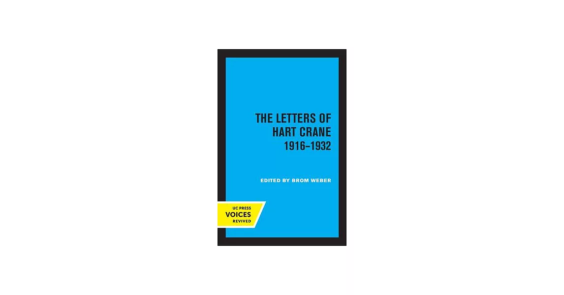 博客來-The Letters of Hart Crane, 1916-1932