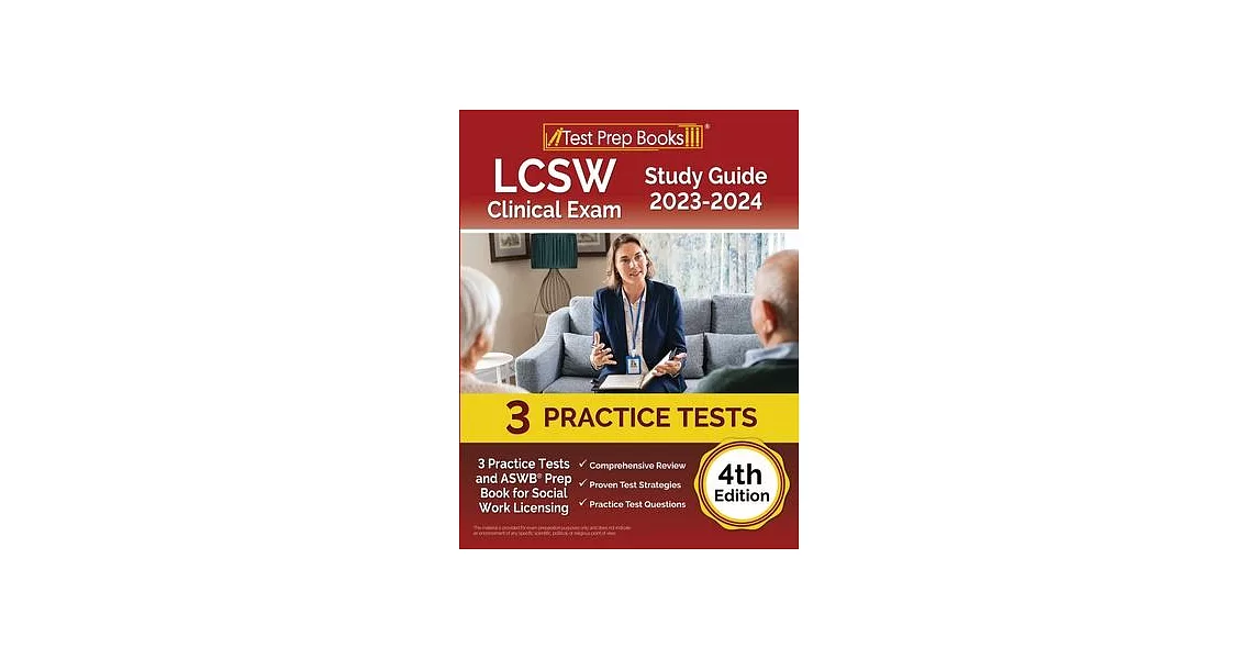 博客來-LCSW Clinical Exam Study Guide 2023 - 2024: 3 Practice Tests and ...