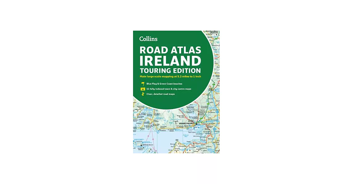 博客來-Road Atlas Ireland: Touring Edition A4 Paperback