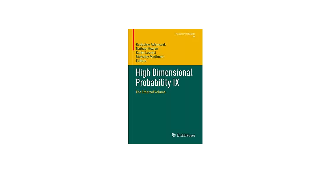 博客來-High Dimensional Probability IX: The Ethereal Volume