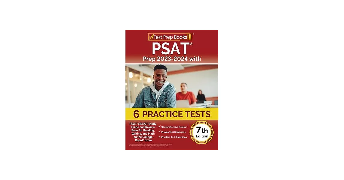 博客來-PSAT Prep 2023-2024 with 6 Practice Tests: PSAT NMSQT Study Guide ...