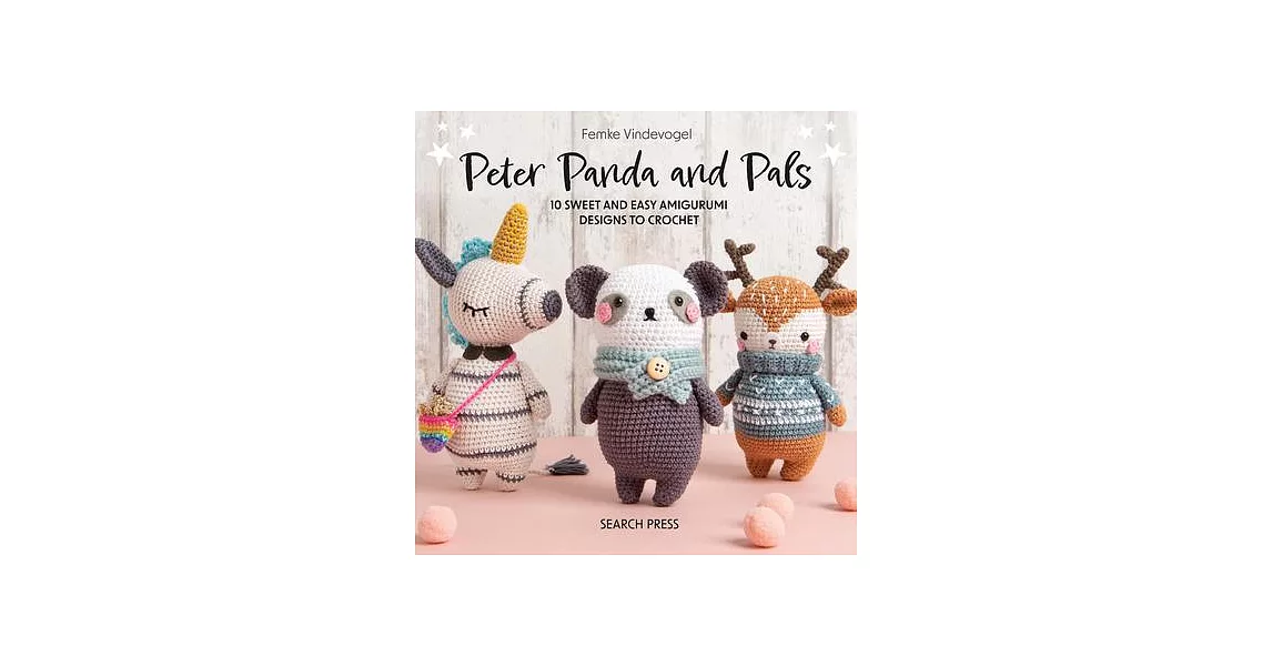 博客來-Peter Panda and Pals: 10 Sweet and Easy Amigurumi Designs to Crochet