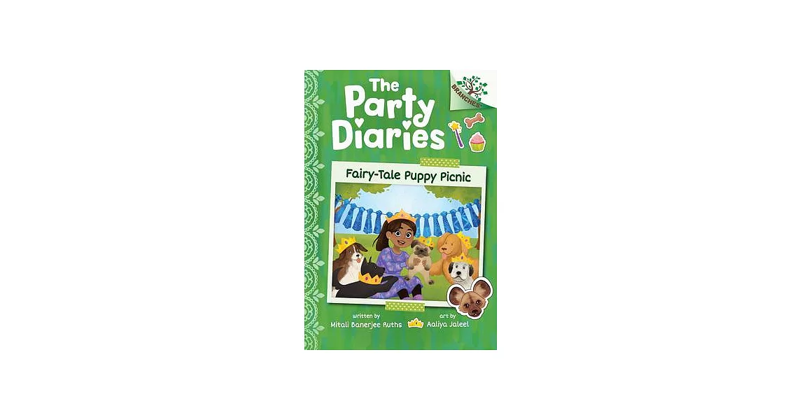 博客來-Fairy-Tale Puppy Picnic: A Branches Book (the Party Diaries #4)