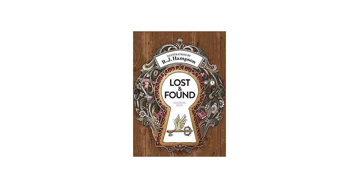 博客來-Lost & Found Coloring Book