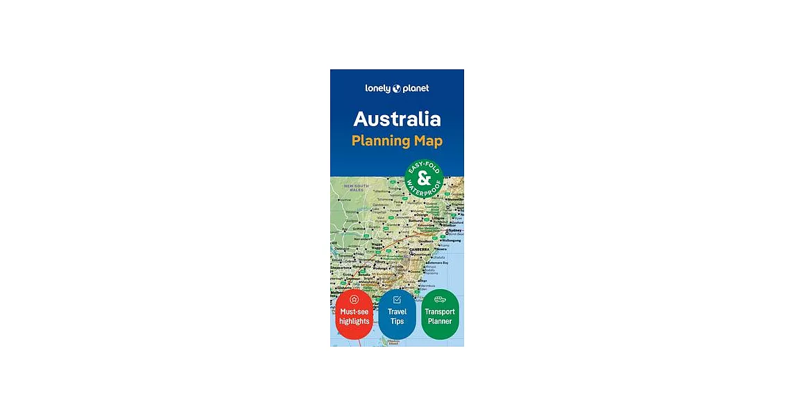 博客來-Lonely Planet Australia Planning Map 2
