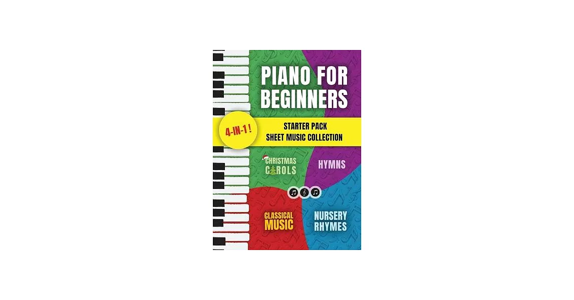 博客來-Piano for Beginners Starter Pack Sheet Music Collection: Piano ...