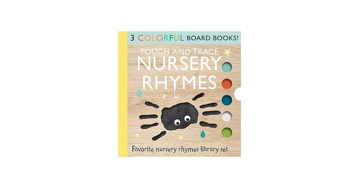 博客來-Touch and Trace Nursery Rhymes 3-Book Set: Itsy Bitsy Spider, Hey ...