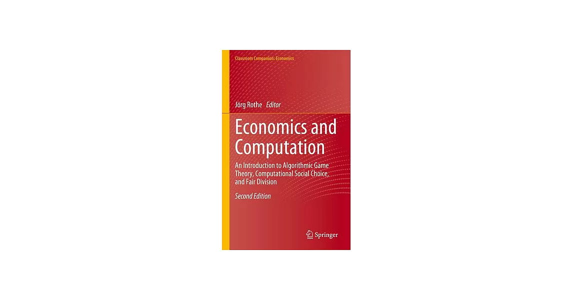 博客來-Economics and Computation: An Introduction to Algorithmic Game ...