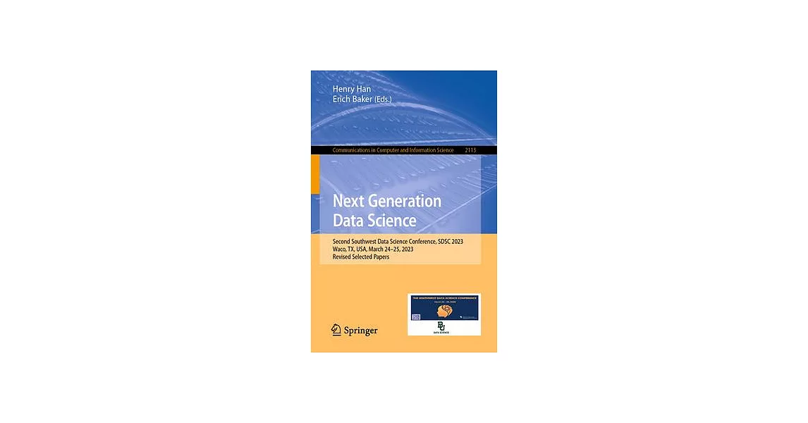 博客來-Next Generation Data Science: Second Southwest Data Science ...