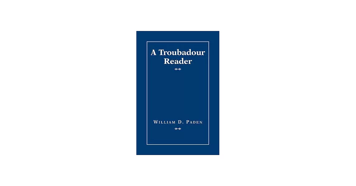 博客來-A Troubadour Reader