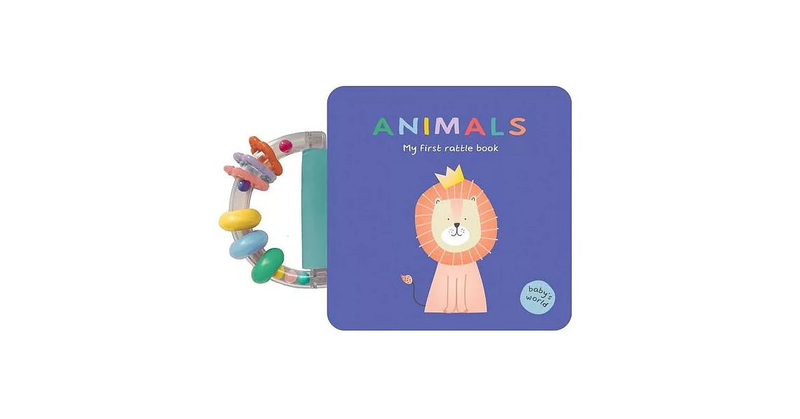 博客來-Animals: My First Rattle Book: Board Book with Rattle Handle