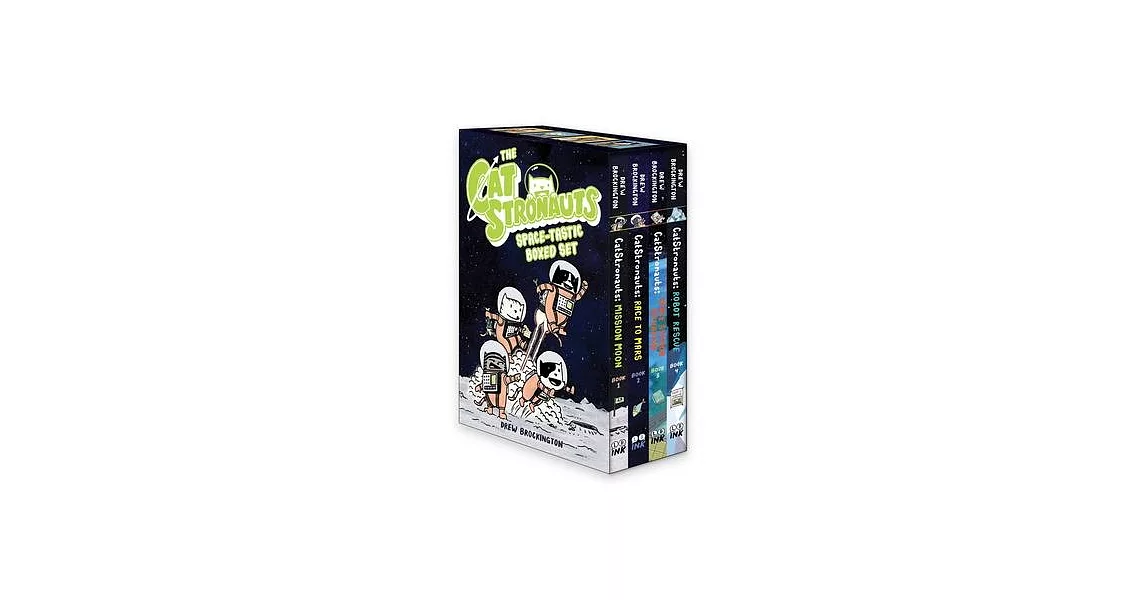 博客來-The Catstronauts Space-Tastic Boxed Set (Graphic Novel Boxed Set)