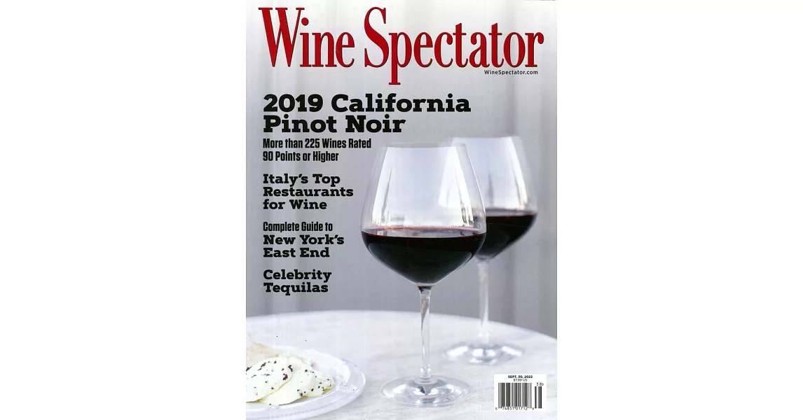 博客來-Wine Spectator 9月30日/2022