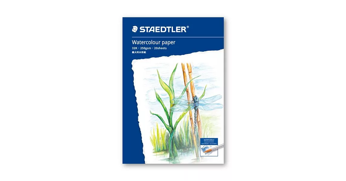 博客來-【STAEDTLER 施德樓】32K水彩本