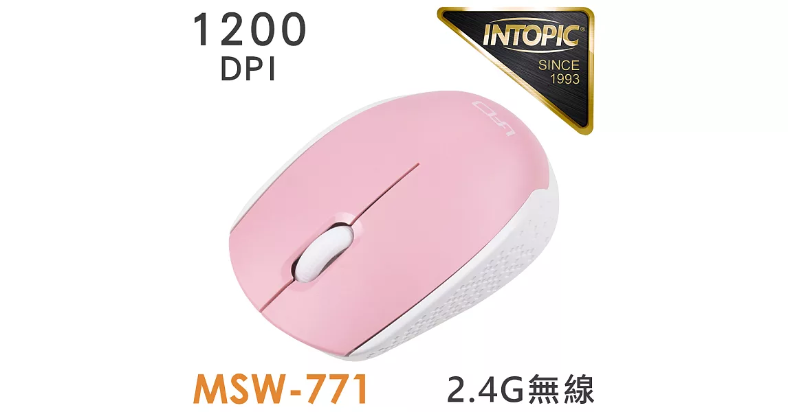 博客來-INTOPIC 廣鼎 2.4GHz飛碟無線光學滑鼠(MSW-771)