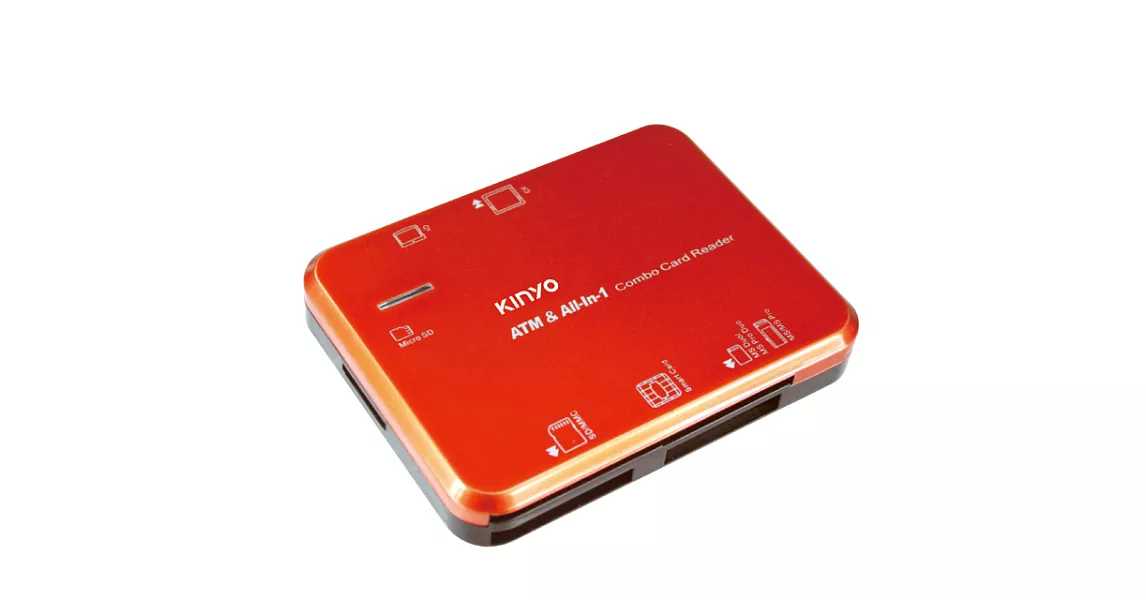 博客來-【KINYO】多合一晶片讀卡機 KCR-355