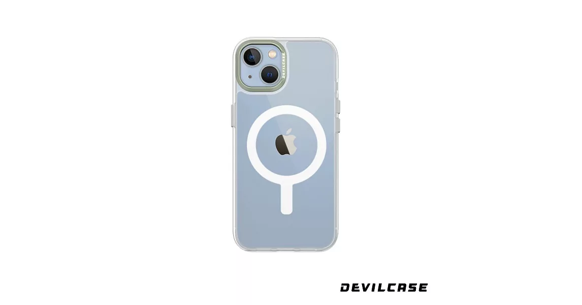 博客來-DEVILCASE Apple iPhone 14 6.1吋 惡魔防摔殼 標準磁吸版 酪梨綠