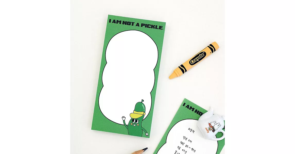 博客來-【韓國BFMA】BFMA 長型便條本 ‧ REEN