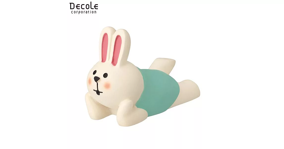 博客來-【DECOLE】concombre Hello Spring 草原上愜意兔子