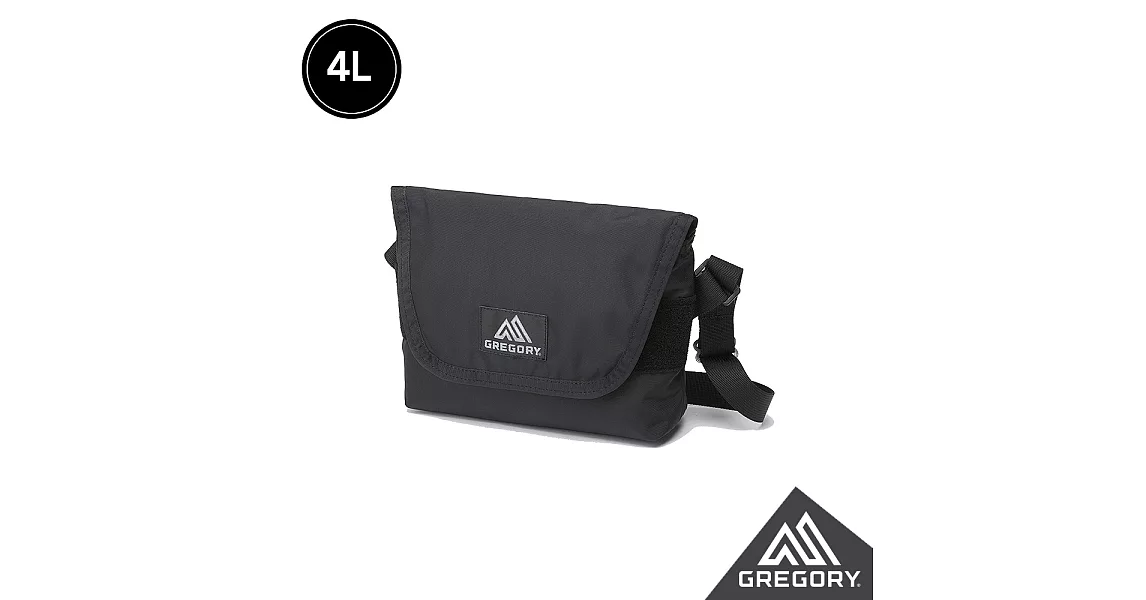 博客來-Gregory 4L TEENY 郵差包黑