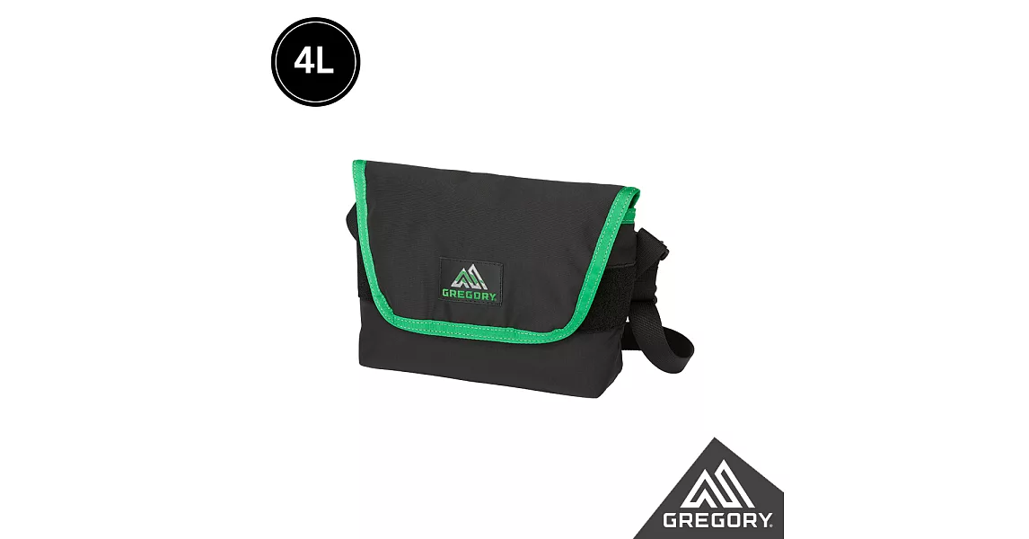 博客來-Gregory 4L TEENY 郵差包螢光綠