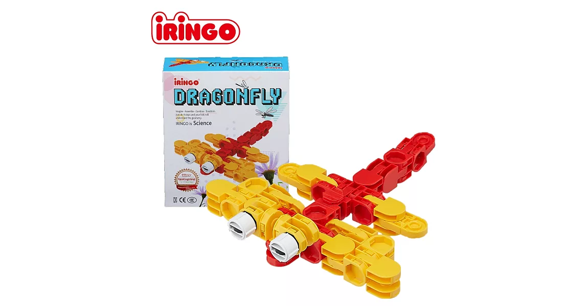 博客來-韓國iRingo 百變創意3D積木-蜻蜓