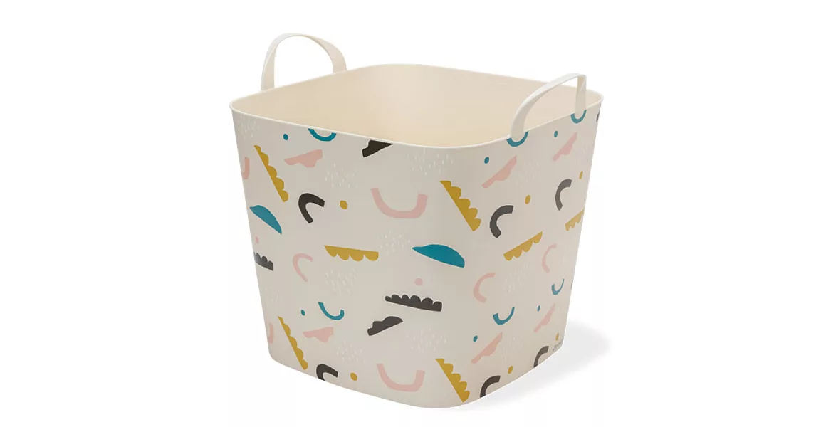 博客來-日本 Stacksto X Jennifer Bouron 聯名收納籃 (抽象)