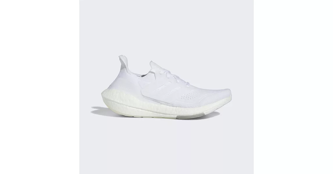 博客來-Adidas Ultraboost 21 W [FY0403] 女鞋 慢跑 運動 休閒 輕量 支撐 緩衝 彈力 白 灰 24.5cm 白/灰
