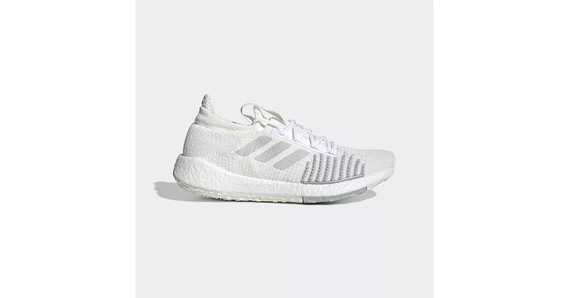 博客來-Adidas Pulseboost HD W [FU7344] 女鞋 運動 休閒 慢跑 馬牌 抓地 彈力 愛迪達 白灰
